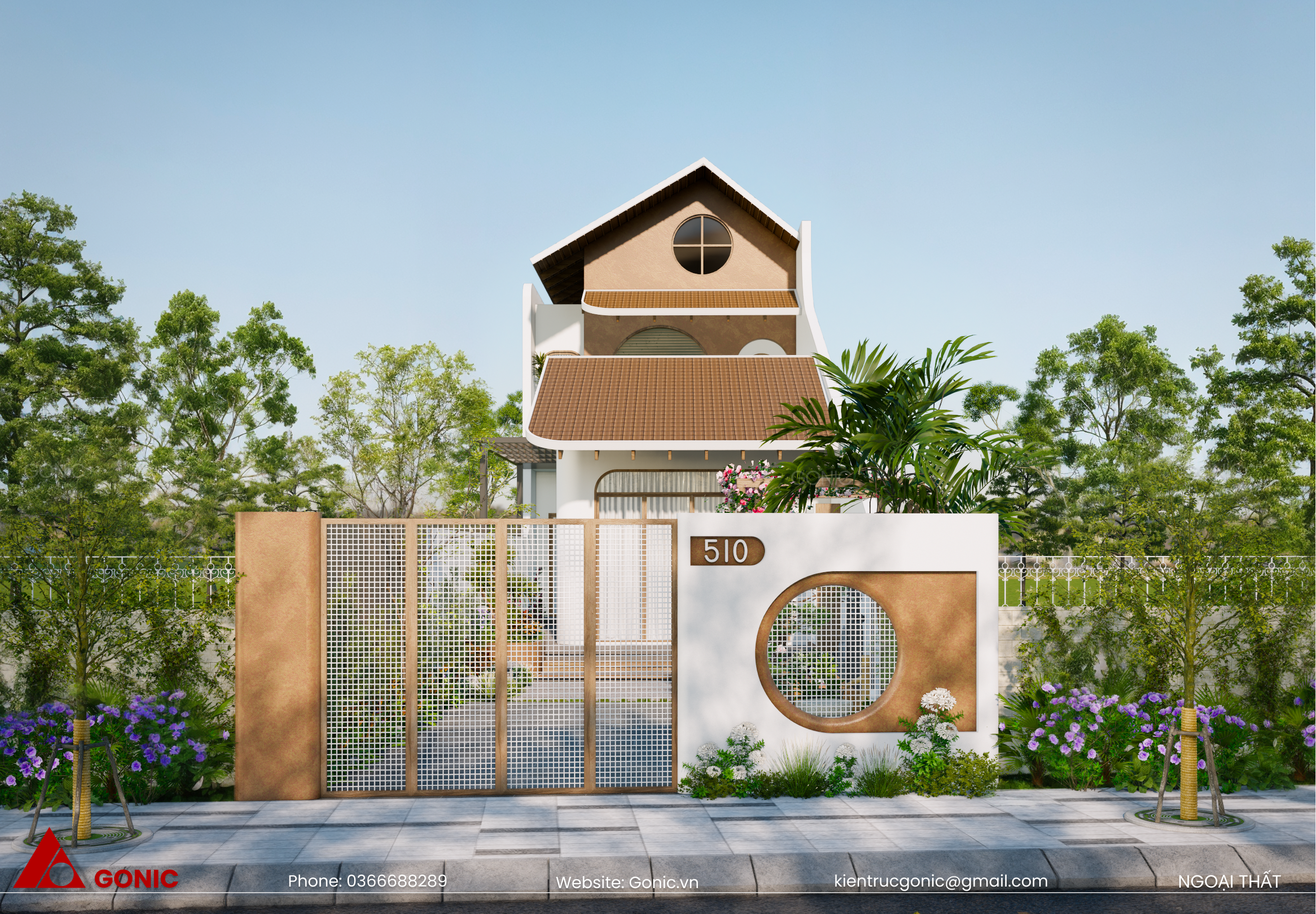 MẪU NHÀ GÁC LỬNG THIẾT KẾ ĐỘC ĐÁO